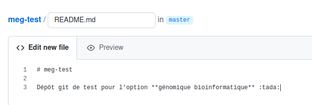Tutoriel Git / GitHub (1 + 2) | meg-m1-git
